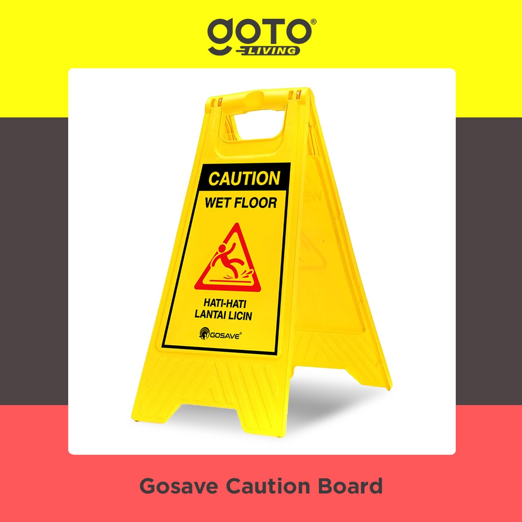 Gosave Papan Peringatan Sign Label Awas Lantai Licin | Lazada Indonesia