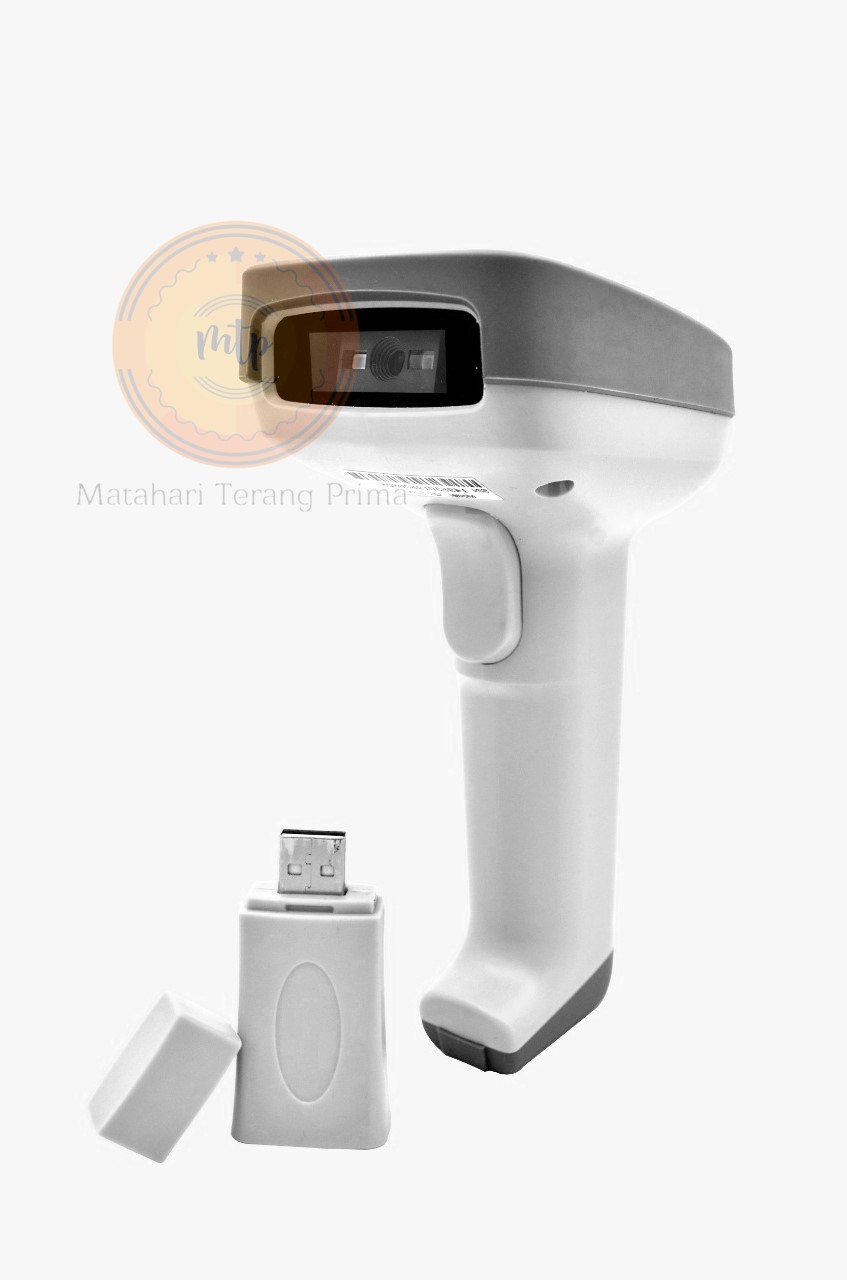 TERBARU BARCODE SCANNER GUN WIRELESS LOGIC QR-80W / QR80W 1D dan 2D ...