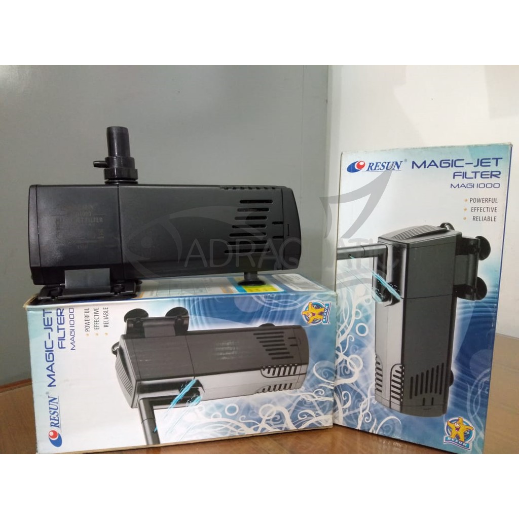 RESUN MAGI1000 MAGIC-JET FILTER POMPA AIR CELUP FILTER AQUARIUM ...