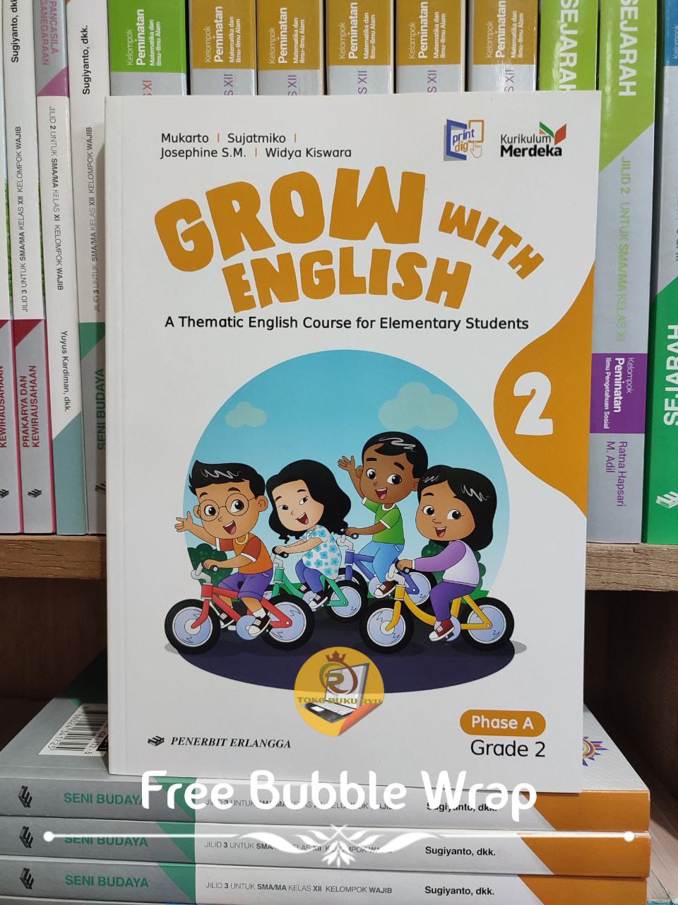 BUKU GROW WITH ENGLISH KELAS 2 SD KURIKULUM MERDEKA ERLANGGA | Lazada ...