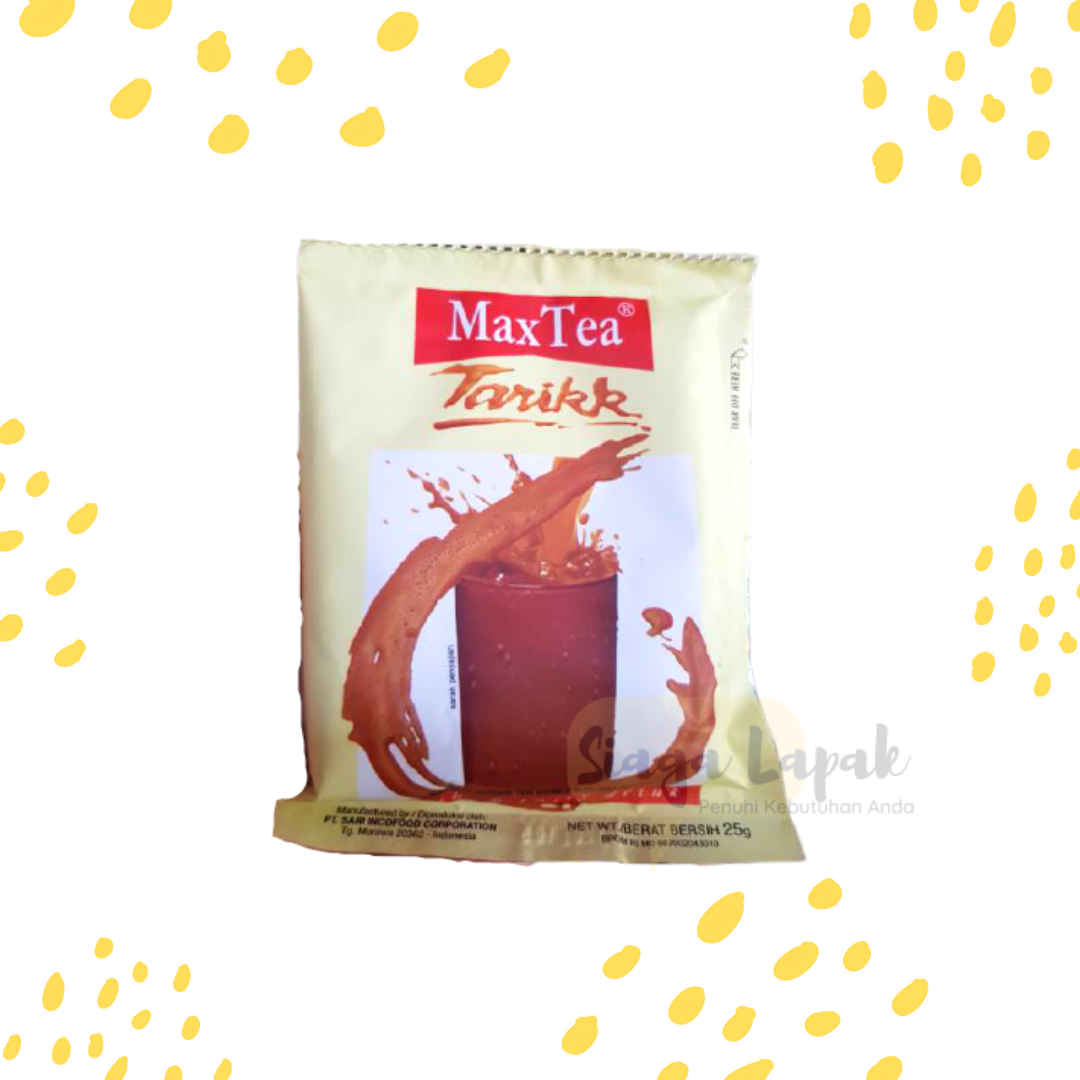 Teh Tarik Max Tea Sachet 25gr - Teh Krimer Gula Susu | Lazada Indonesia