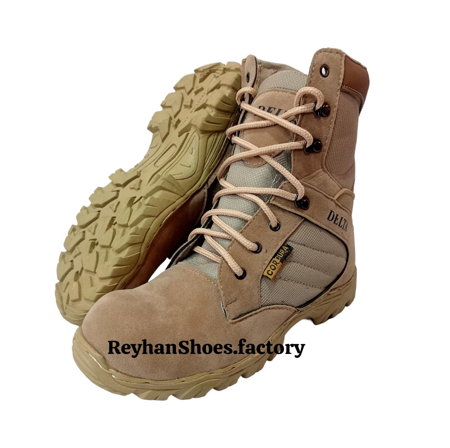 Sepatu Delta PDL Tactical Boots Safety 8inc Di Lengkapi Ujung Besi ...