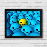 Poster Unik Emoticon Choose To Be Happy - Hiasan Dinding | Lazada Indonesia