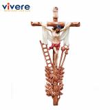 Salib Dinding Yesus Motif Daun dan Selendang 35 cm | Lazada Indonesia