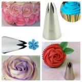 Spuit 1m nozzle swirl spuit bintang produk impor stainless steel tebal ...