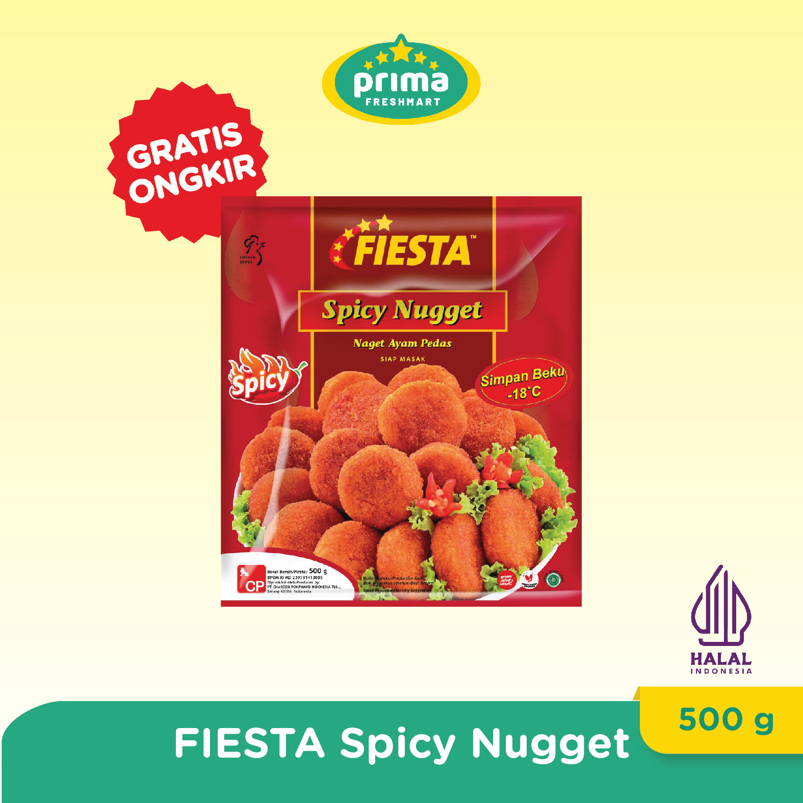 FIESTA NAGET AYAM PEDAS (SPICY NUGGET) 500 GR | Lazada Indonesia