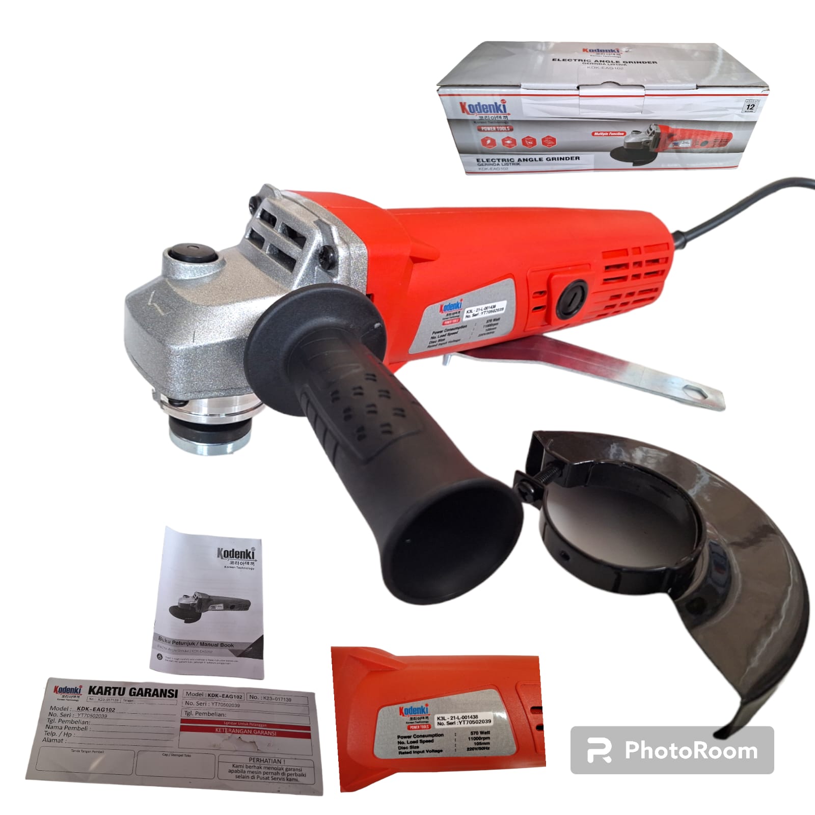 Mesin Gerinda Tangan 4 Inch Kodenki Angle Grinder 4" | Lazada Indonesia