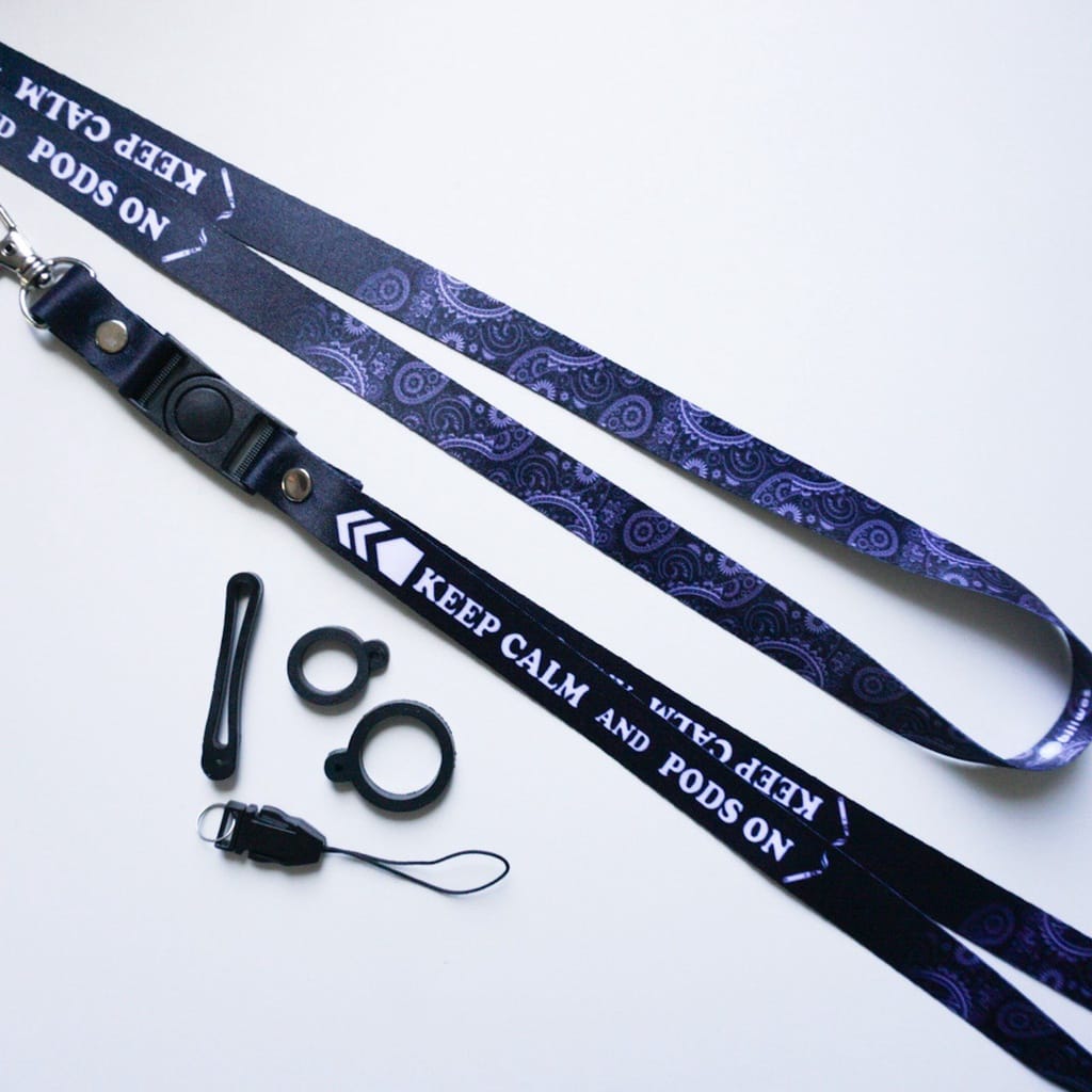 Lanyard motif batik biru + 3pcs Oring | Lazada Indonesia