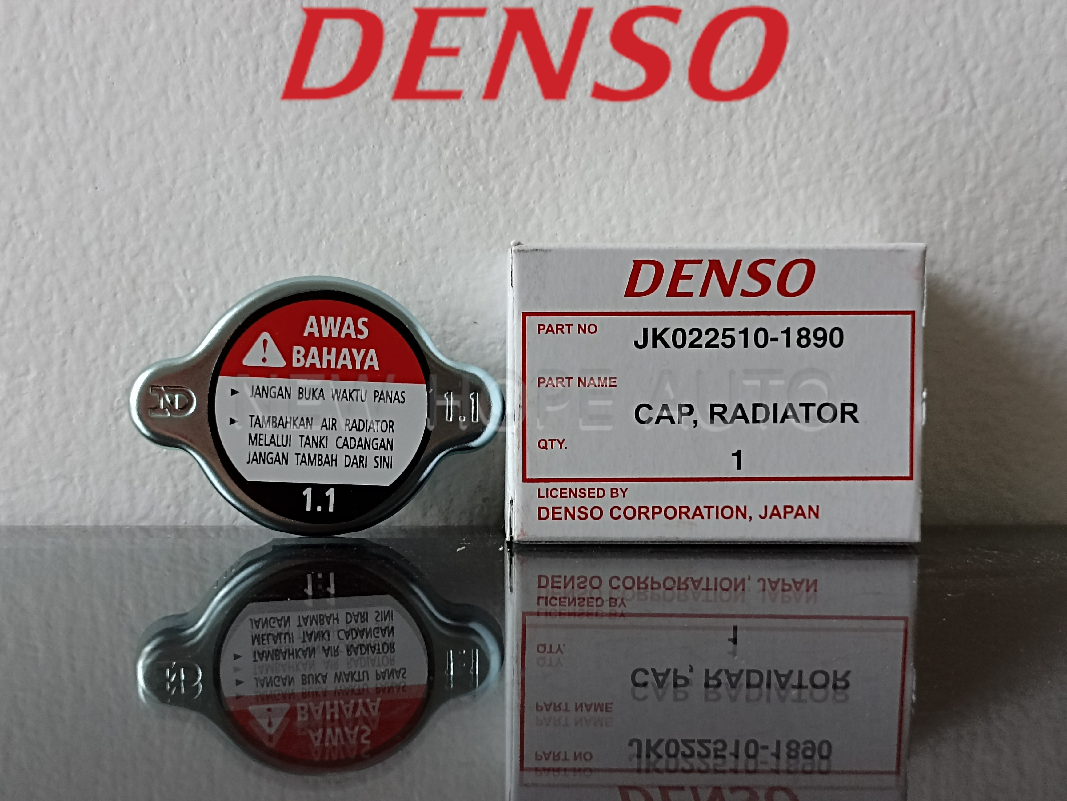 Tutup Radiator DENSO Cap 1890 1.1 Honda Grand Civic-Genio-Estilo-Ferio ...
