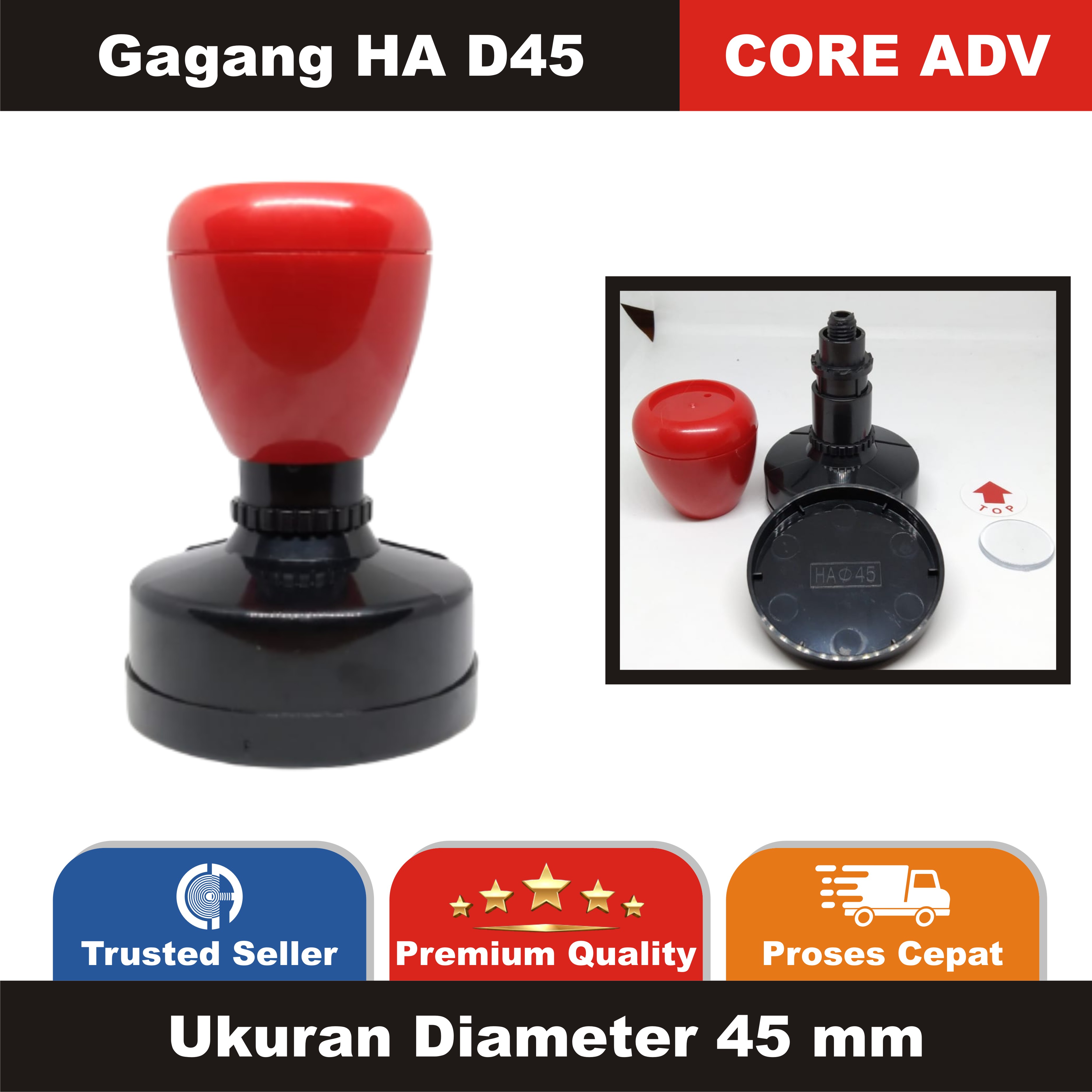 Gagang Stempel Flash HA D45 | Lazada Indonesia