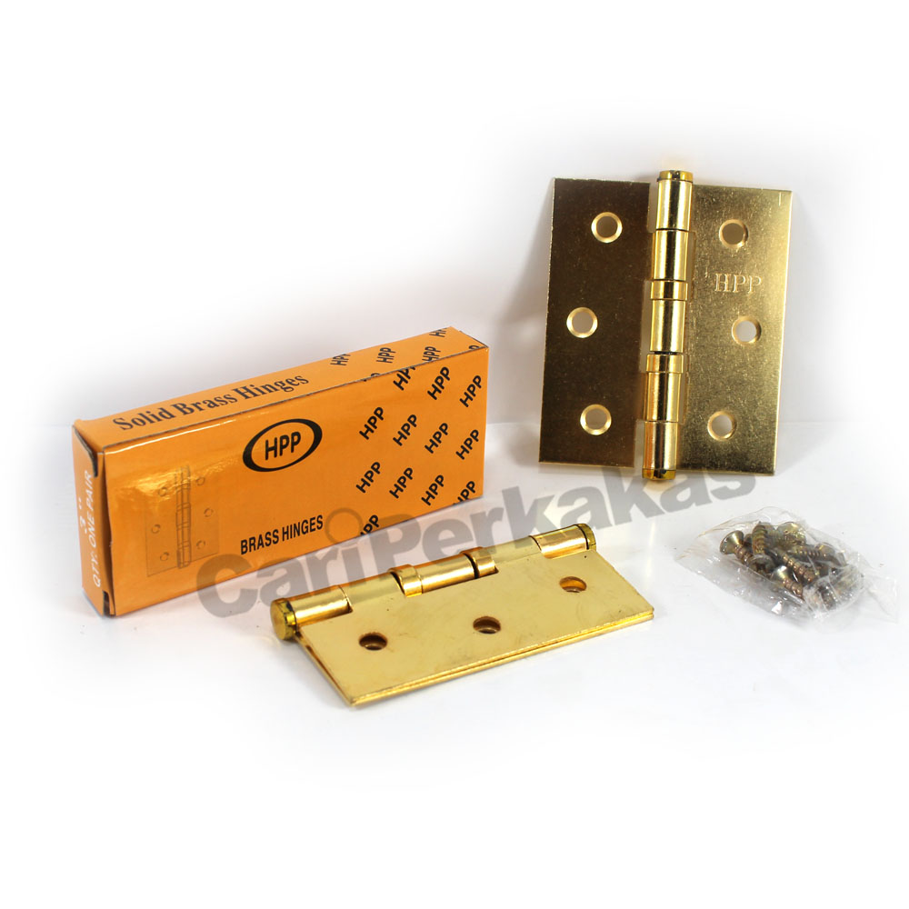 Engsel Pintu HPP 3 inci Engsel Jendela HPP Engsel Plat 3 inch Putih ...