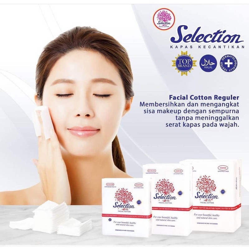 KAPAS FACIAL WAJAH SELECTION 35gr | Lazada Indonesia