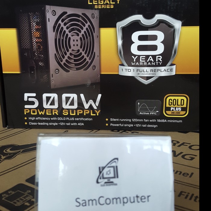Power Supply Innovation Legacy Series 500 Watt 80+ Gold | Lazada Indonesia