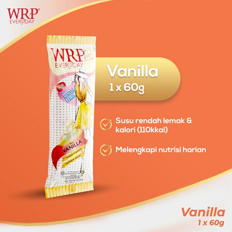 WRP EVERYDAY LOW FAT MILK CHOCOLATE - VANILLA 60 gram ISI 2 SACHET ...