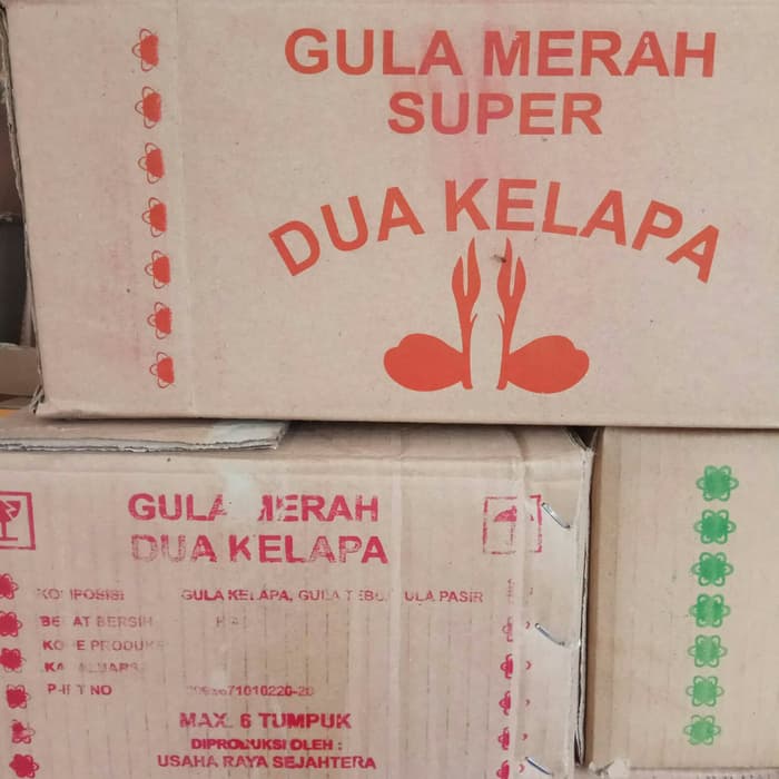 Gula Merah Cap Dua Kelapa 1 Dus (9kg) | Lazada Indonesia