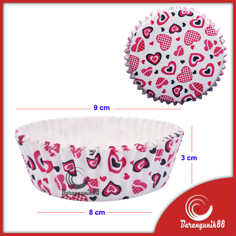[50pcs, Bulat] Kertas Alas Roti Kue Anti Lengket PET CC Bulat Roti ...