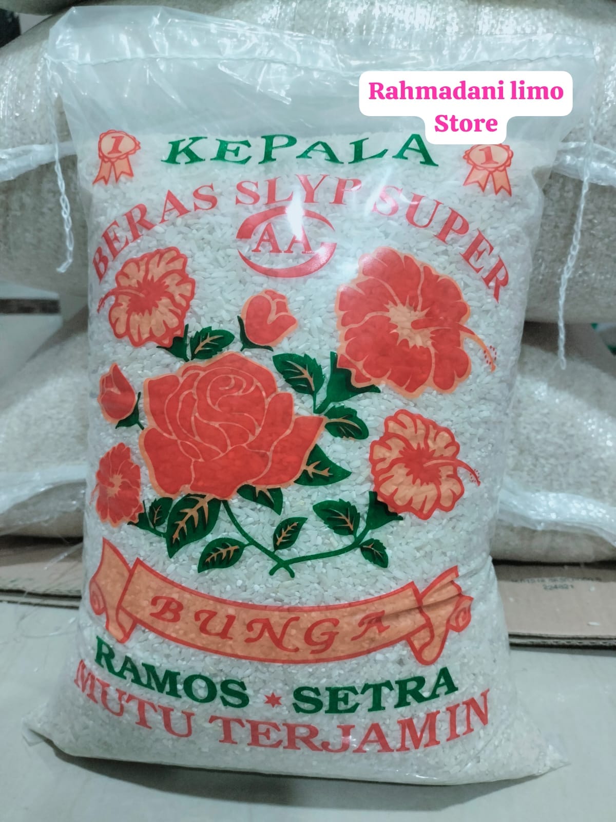 BERAS RAMOS SETRA CAP BUNGA PULEN 5KG | Lazada Indonesia