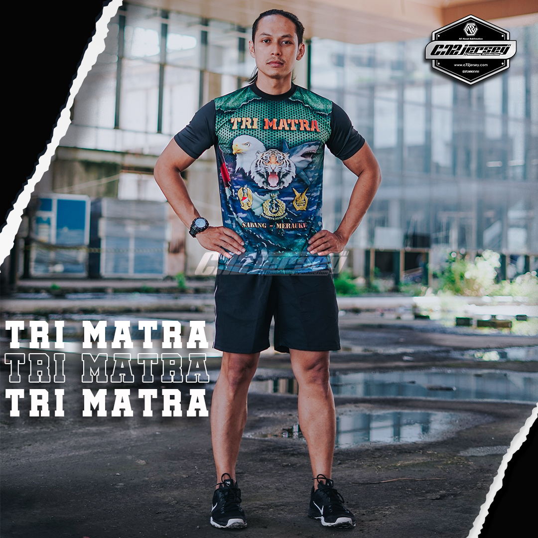 KAOS TNI ARMY TRIMATRA SINGELPRINT SUBLIMEJERSEYBANDUNG C-72 JERSEY ...