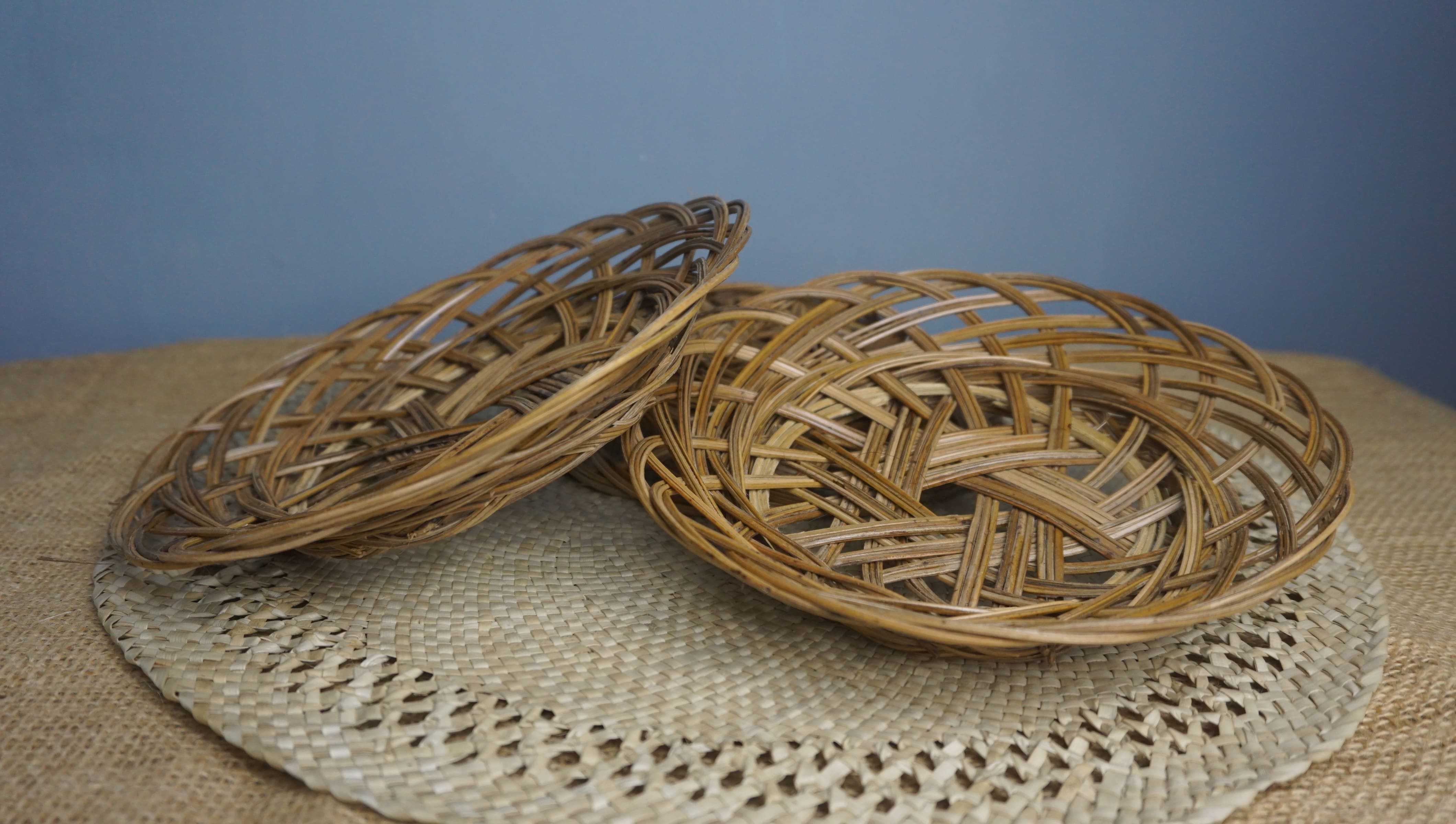 Piring Anyaman Lidi Ukuran 20 cm | Lazada Indonesia