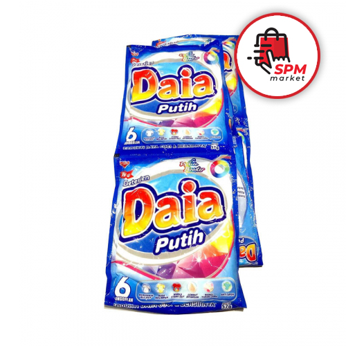 Daia Detergen Bubuk Renceng Putih (1 dus isi 72 sachet) | Lazada Indonesia