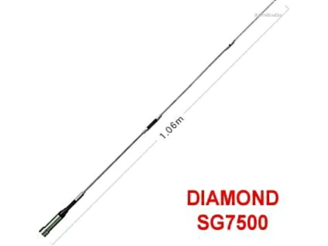 ANTENA RIG MOBIL HT DUALBAND SUPER GAINER SG7500 PANJANG 106CM HIGH ...