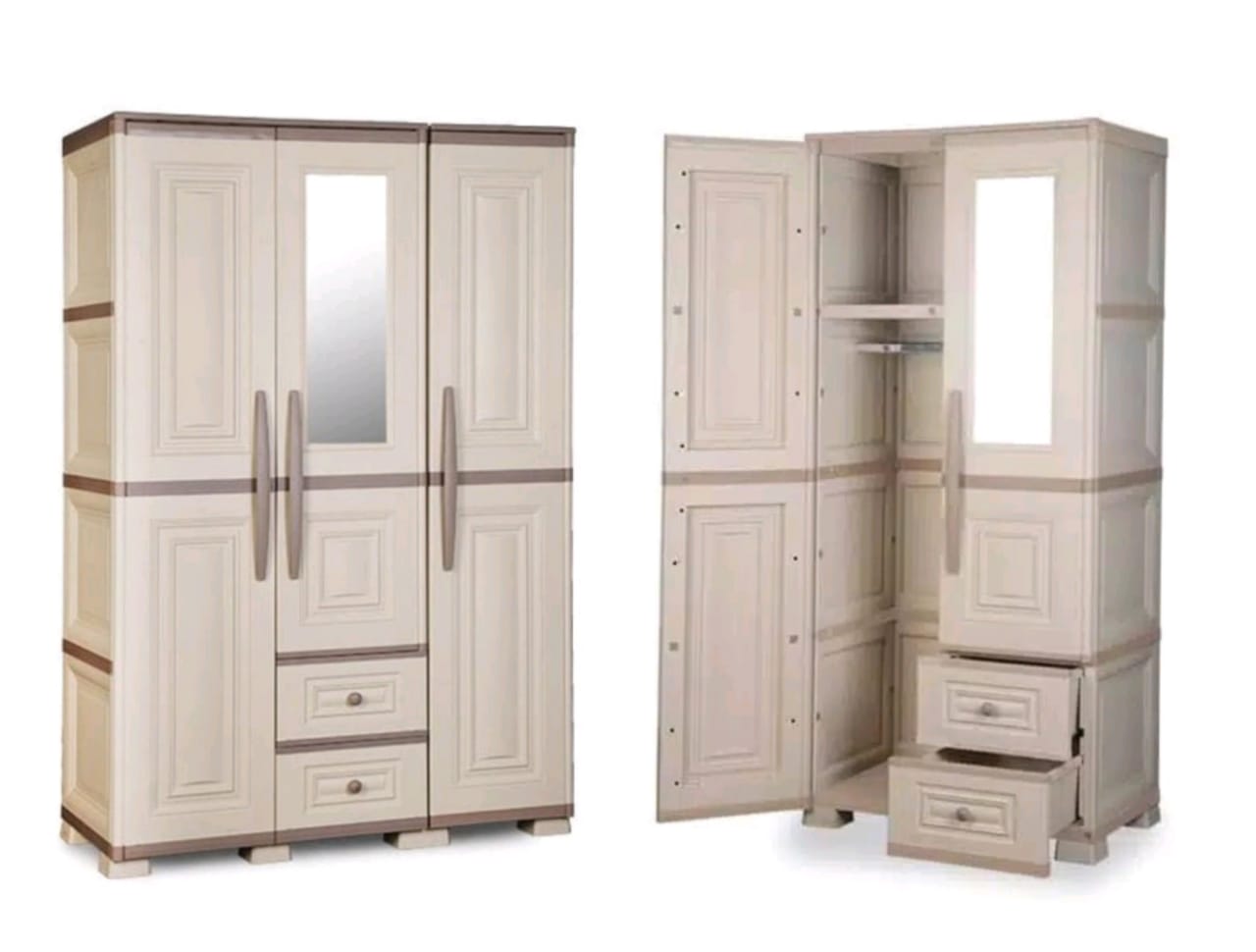 Lemari Pakaian Plastik Olymplast OTC 3Pl Modern | Lazada Indonesia