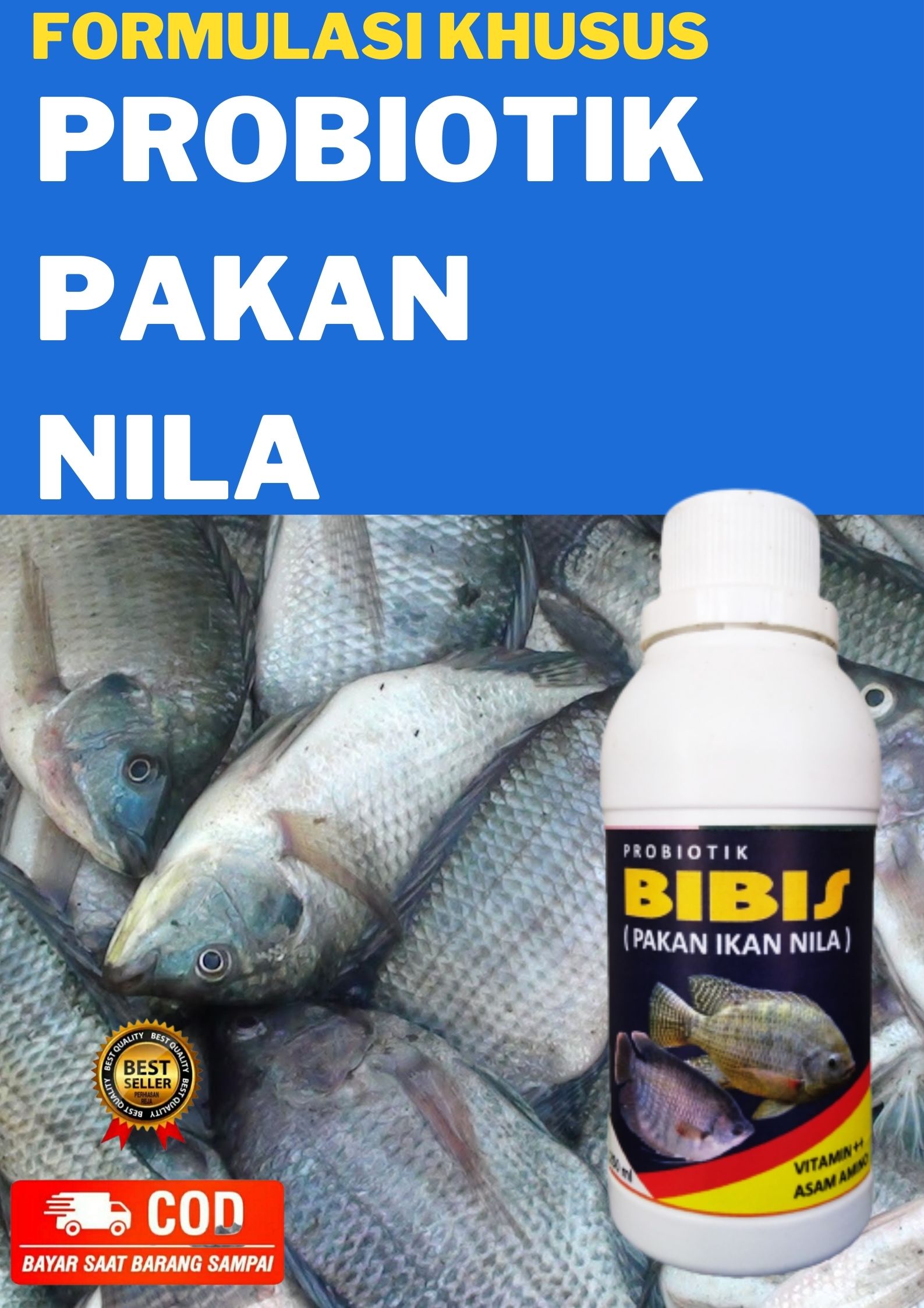 Probiotik Ikan Nila Pembesaran Ikan 250ml | Lazada Indonesia