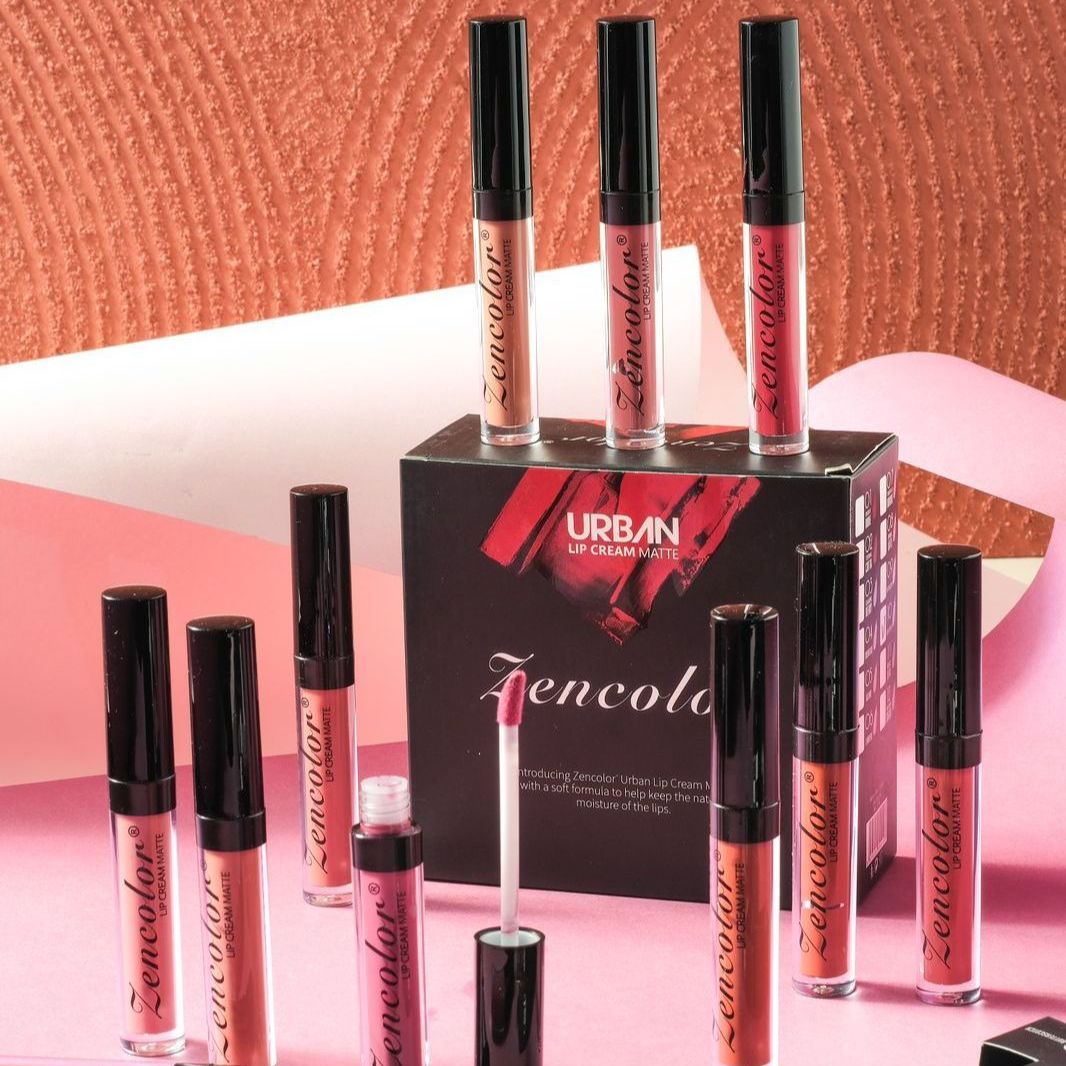 Zencolor Urban Matte Lipcream Lipstick Original | Lazada Indonesia