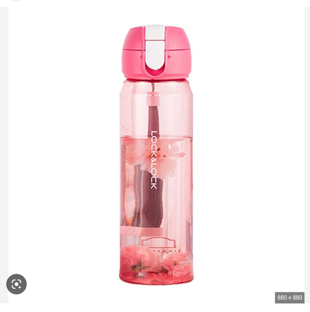 LocknLock One Touch Bottle 550ml - Botol Air Minum HLC968PIK - Pink ...