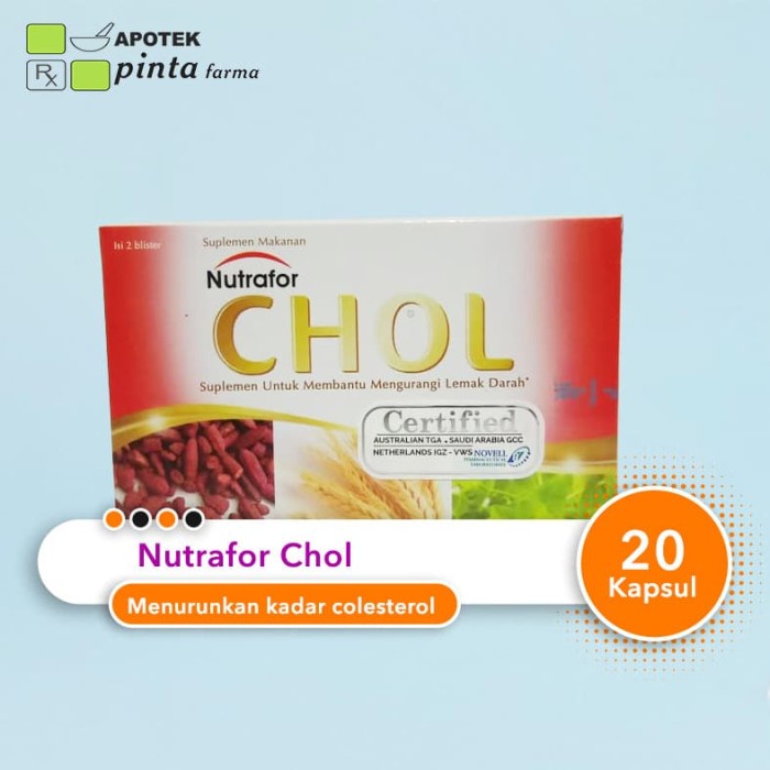 Nutrafor Chol isi 20 Kapsul 1 box | Lazada Indonesia