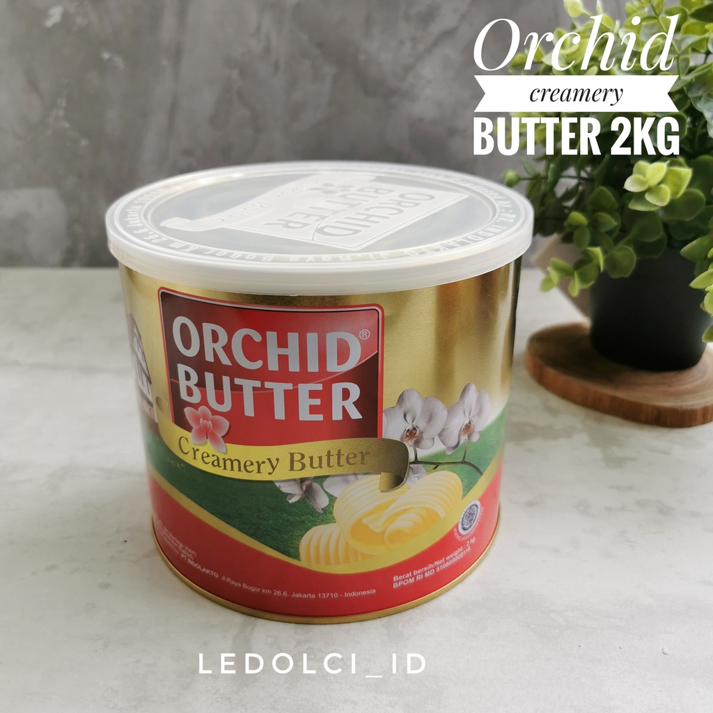 ORCHID BUTTER CREAMERY BUTTER MENTEGA KALENG BESAR 2 KG | Lazada Indonesia
