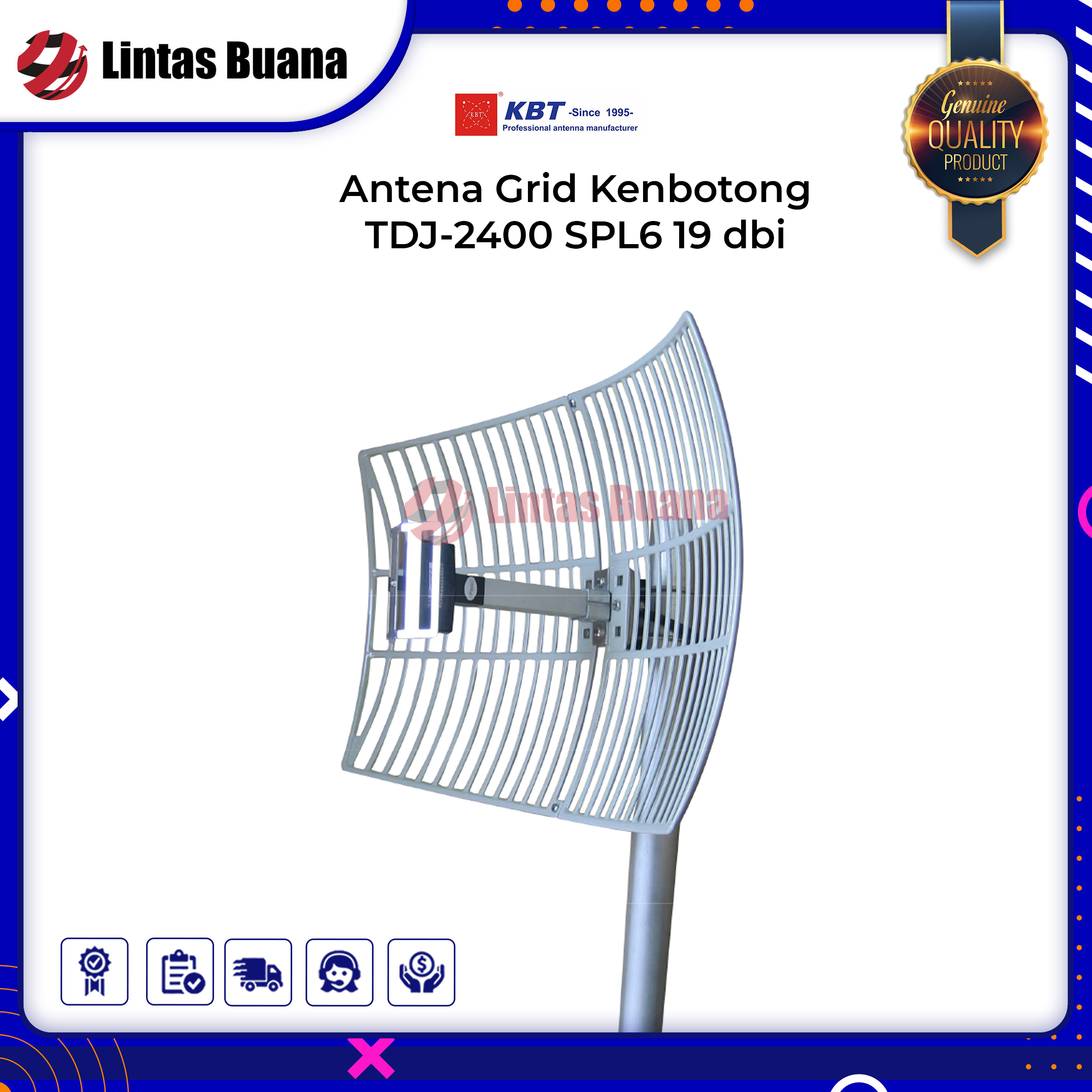 Antena Grid Kenbotong TDJ-2400 SPL6 19 dbi | Lazada Indonesia