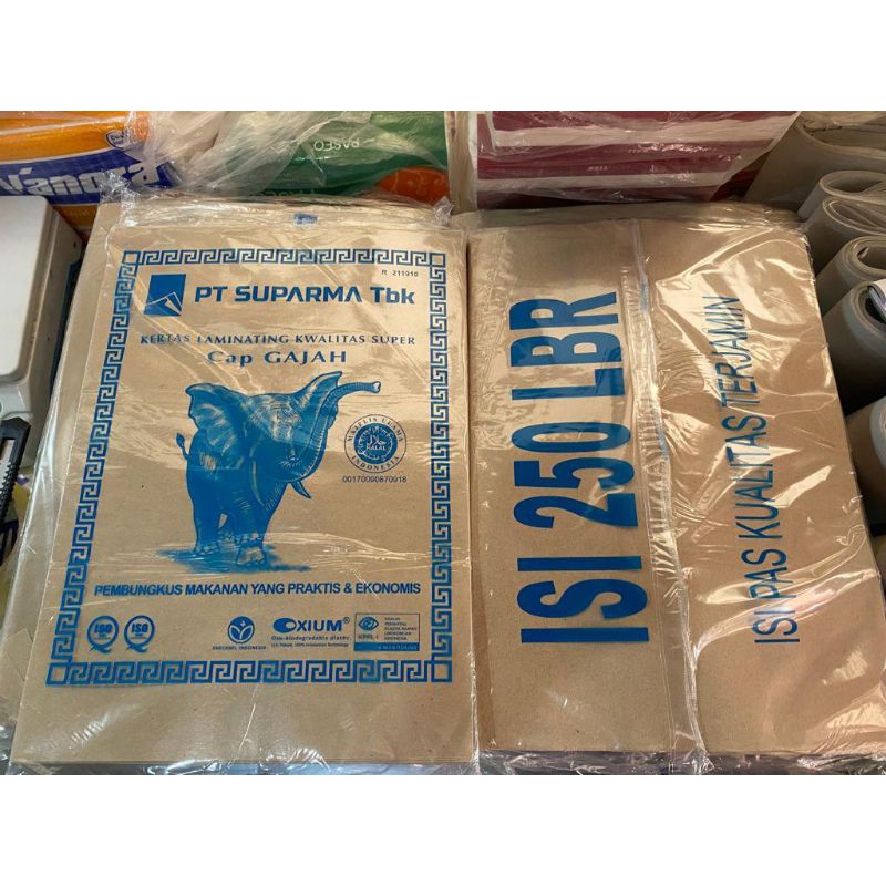 Kertas Nasi Cap Gajah Merah & Biru (1pack) | Lazada Indonesia