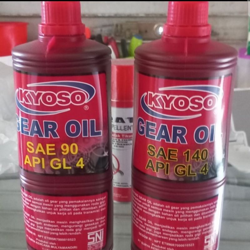 Oli Kyoso Gear Transmisi Perseneleng Gardan oil sae 90 atau 140 kemasan botol 1ltr | Lazada ...
