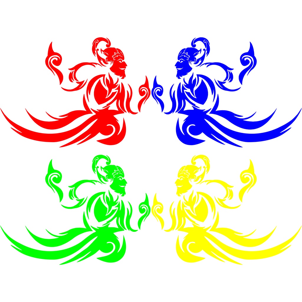 Sticker Wayang haryanto sudiro 60X82cm, Stiker wayang Bisa custom ...