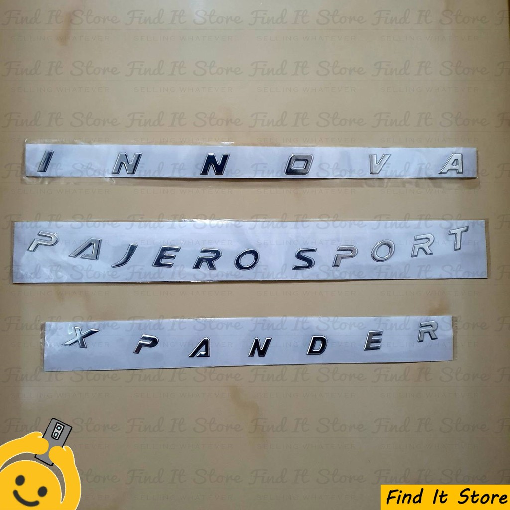 Engine Hood Emblem Xpander Expander 3D Logo Tulisan Kap Mesin Sticker ...