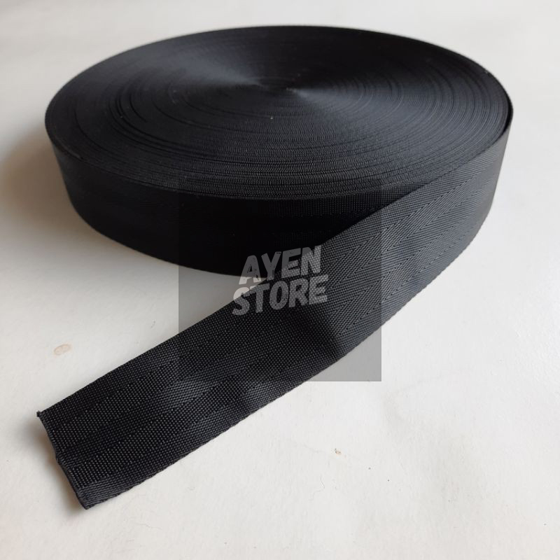 Webbing nylon IMPORT motif safety belt 38 mm / 3.8 cm high quality ...