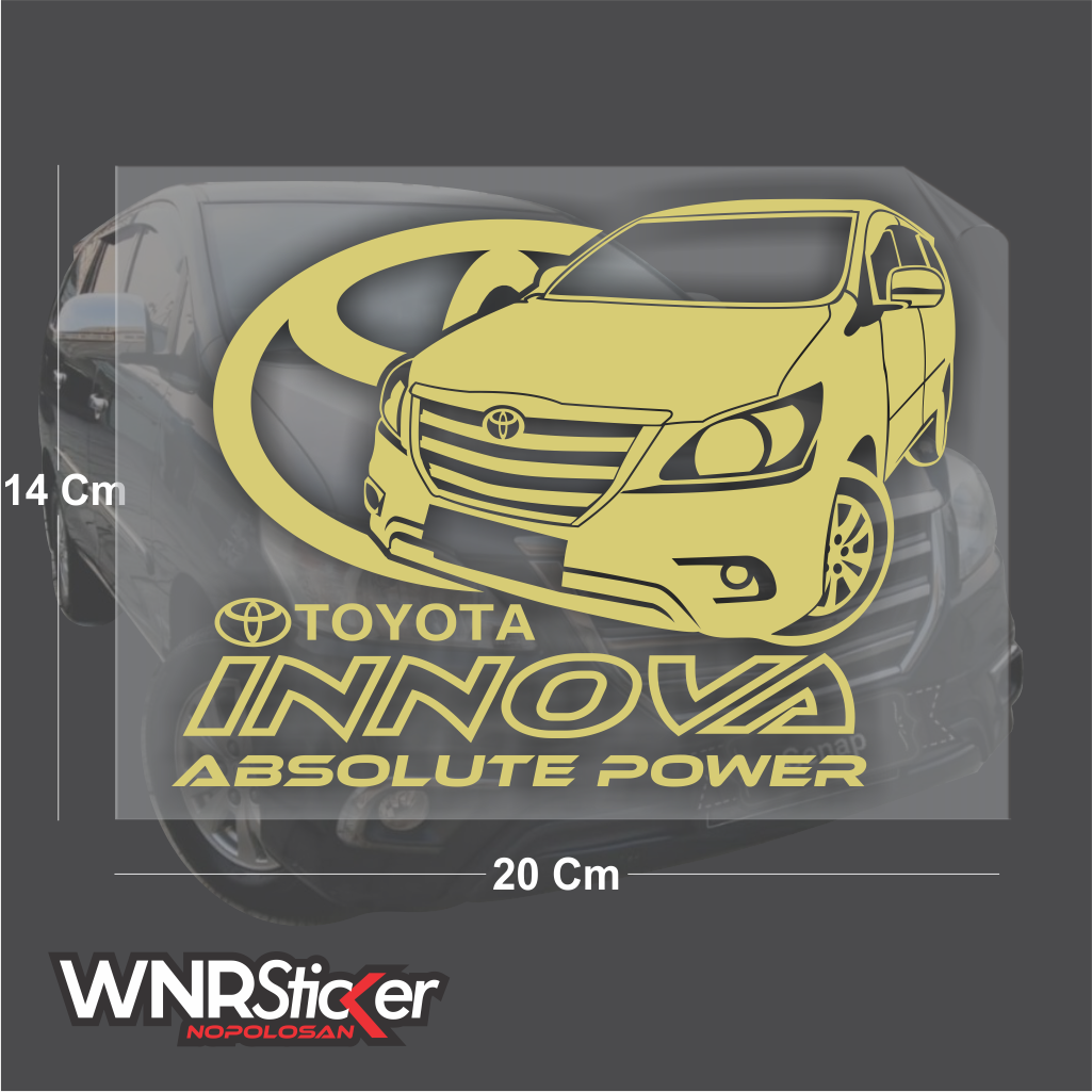 Stiker Variasi Kaca Mobil INNOVA Barong Model Terbaru | Lazada Indonesia