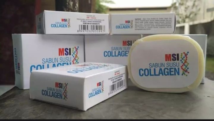 [tanpa kardus] MSI Sabun Susu Collagen MSI Collagen Soap Sabun MSI ...