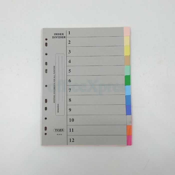 Pembatas Binder 12 Warna / Divider Ordner 10 Warna / Pembatas Odner 5 ...