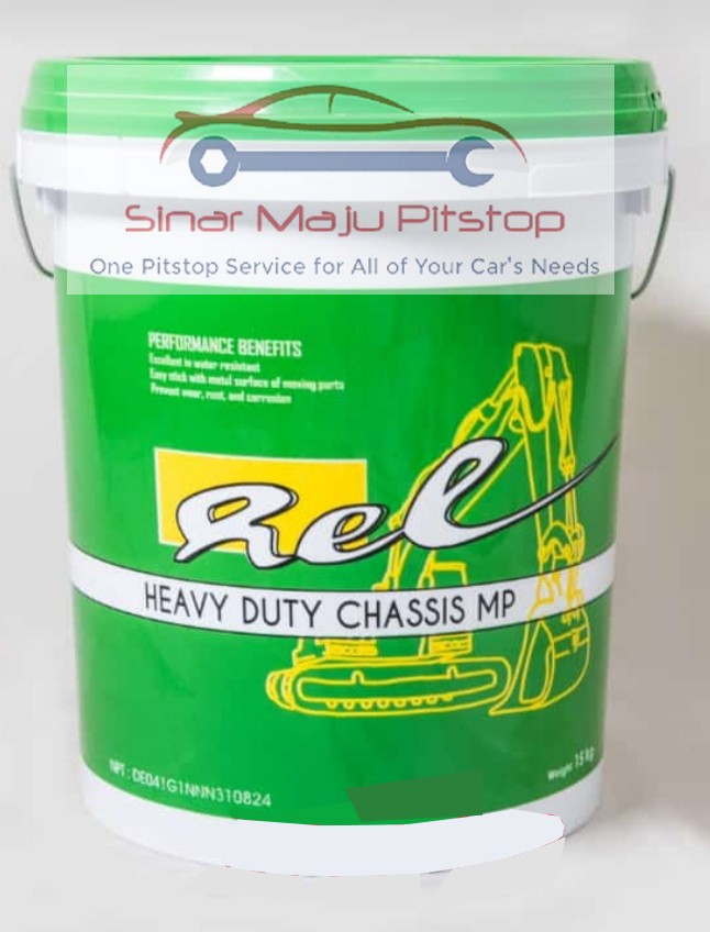 REL Heavy Duty Chassis MP Grease Pail 15 KG Original - Pelumas Grease ...