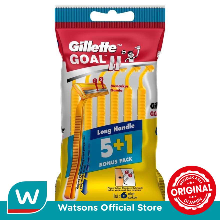 GILLETTE G2+ Cartridge 5+1's | Lazada Indonesia