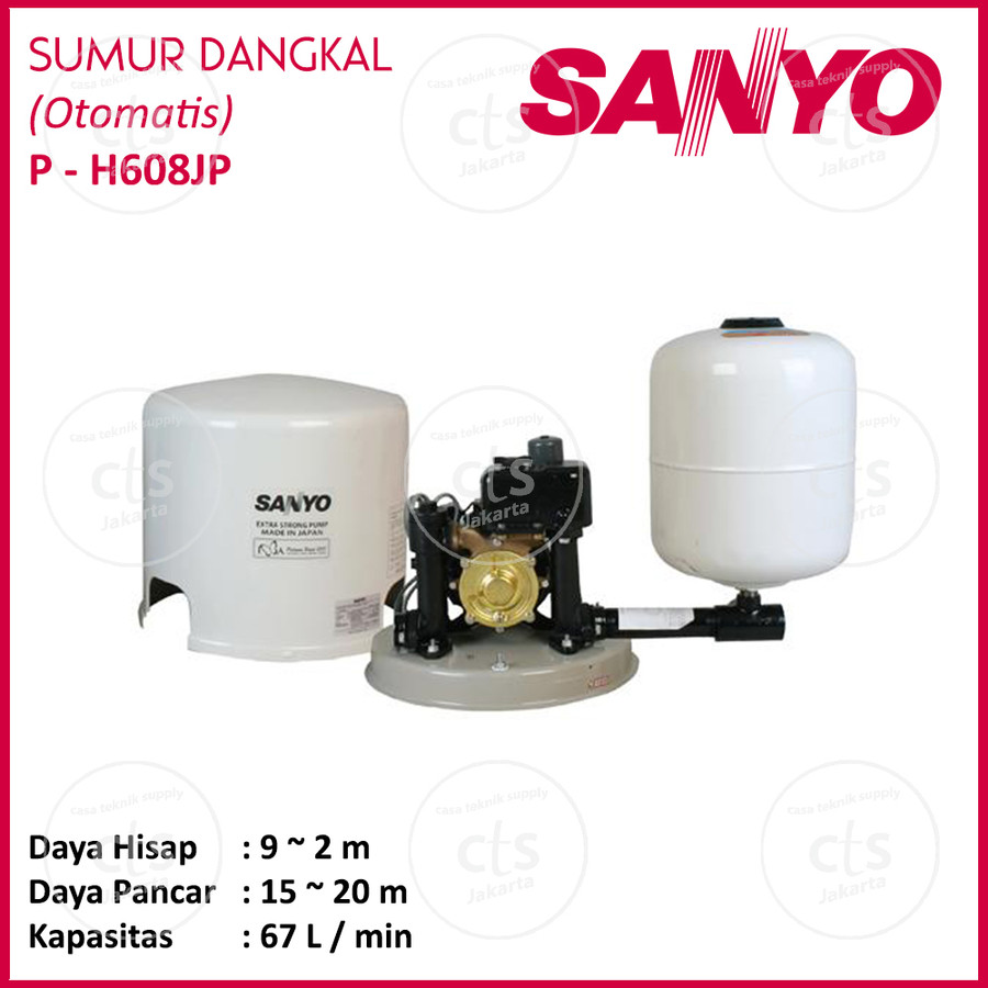 Pompa Air Sumur Dalam Sanyo PD-H405JP (Deep Well Pump) | Lazada Indonesia