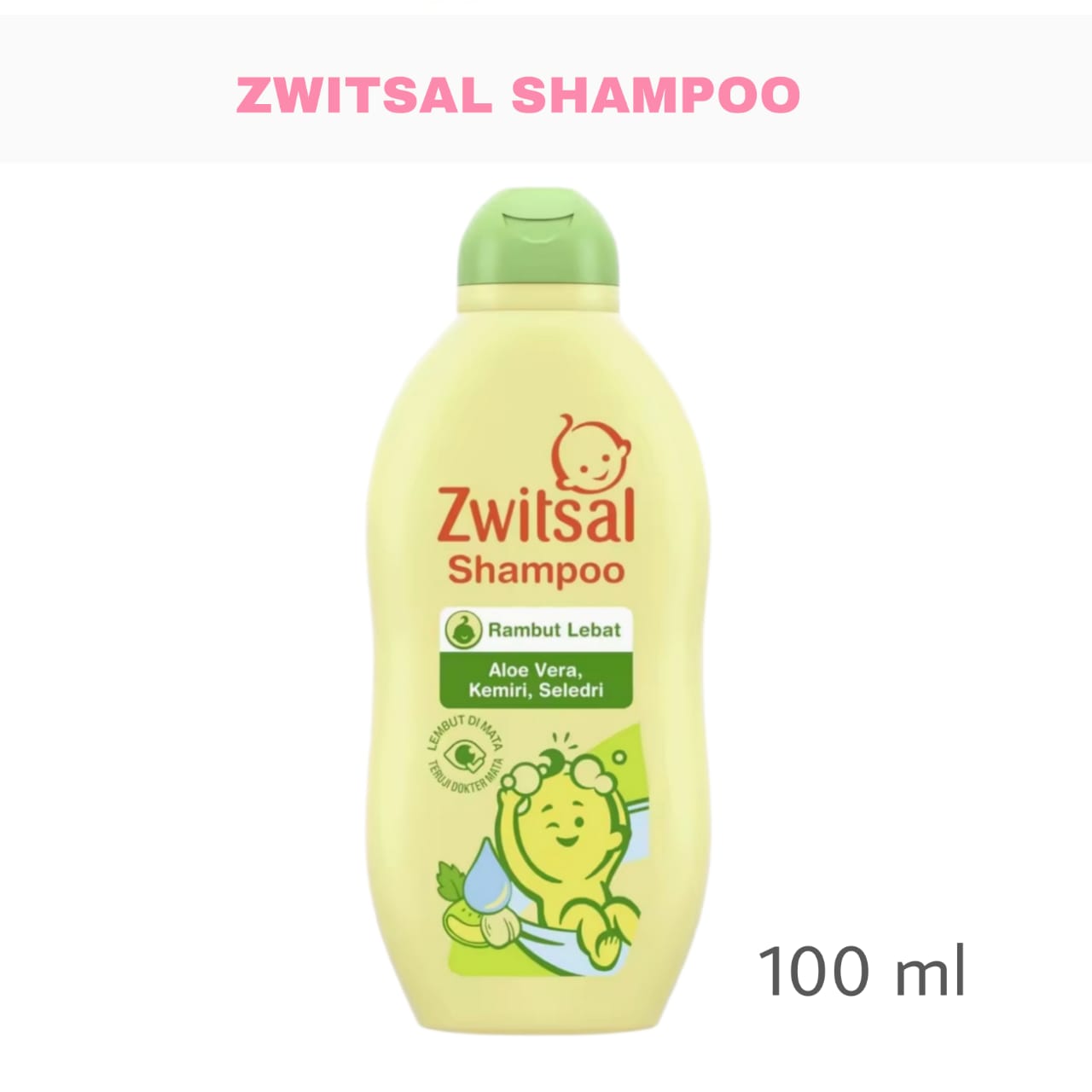 Zwitsal Baby Shampoo Natural Aloe Vera Kemiri Seledri - 100ml | Lazada ...