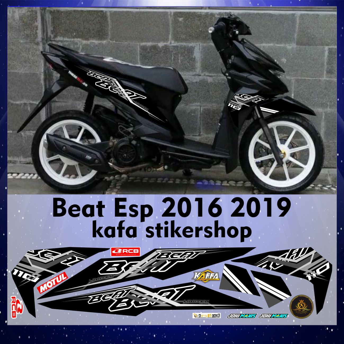 Stiker Striping Variasi Beat ESP Beat NEW Sticker Beat Street Liat ...