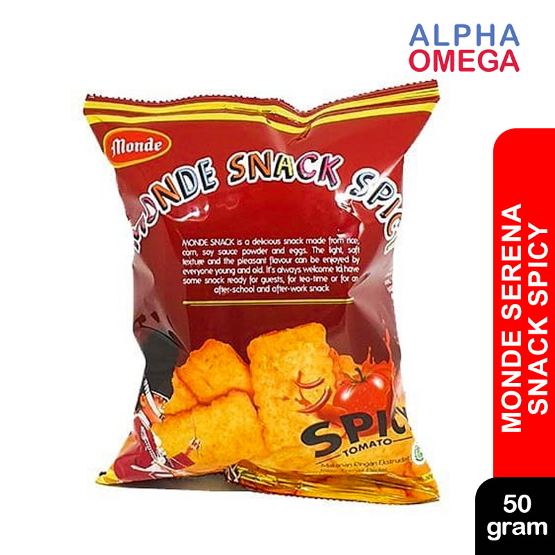 MONDE SERENA SPICY 50 GR - SNACK BERAS PEDAS GURIH RENYAH | Lazada ...