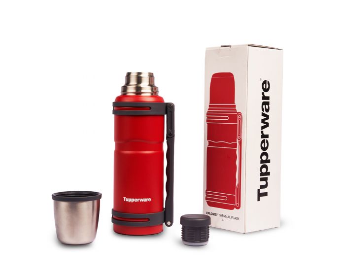 Tupperware xploris thermalflask 1.2 liter termos air panas | Lazada ...