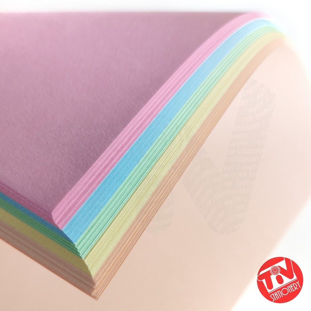 Kertas HVS Warna Deli A4 80 gsm 100 sheets (5 colors) | Lazada Indonesia