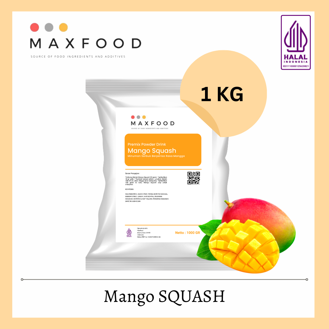 MANGO SQUASH / BUBUK MINUMAN SQUASH RASA MANGGA 1 KG | Lazada Indonesia