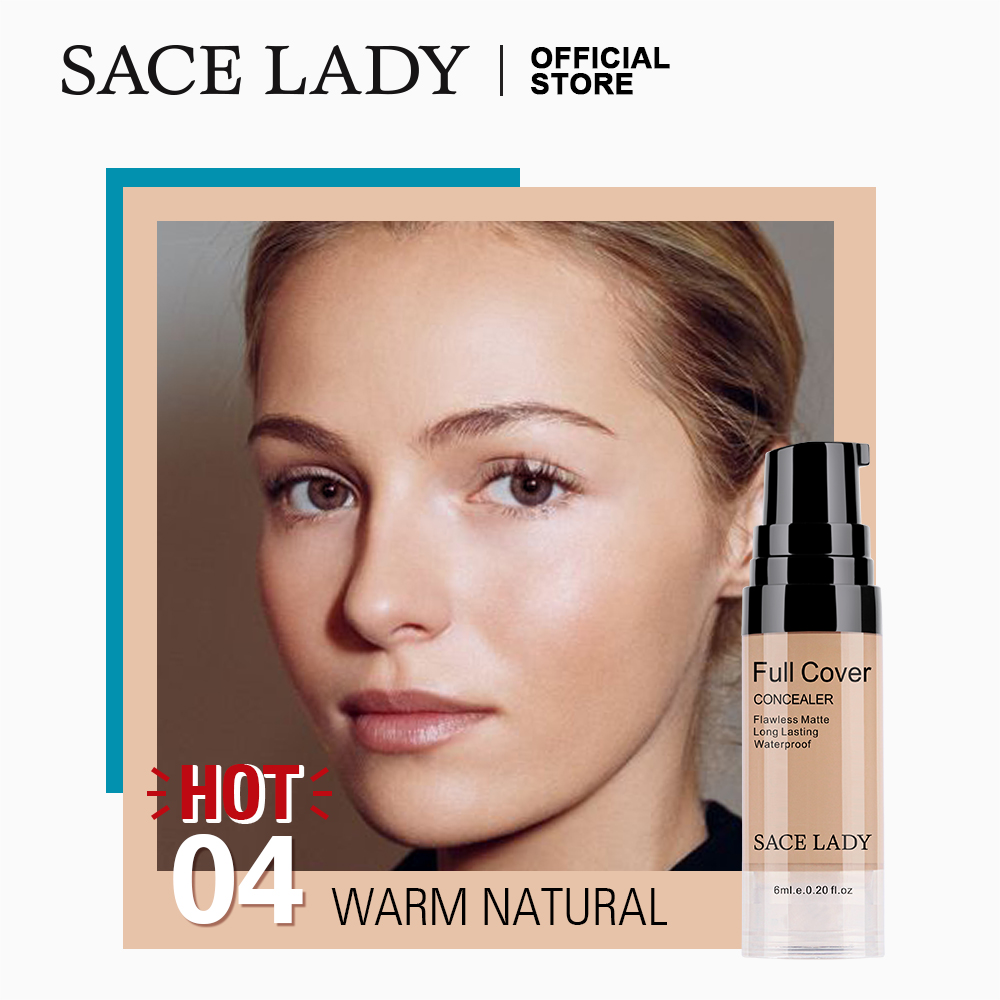 SACE LADY Concealer Riasan Tahan Air Penutup Penuh Flawless Oil-control ...